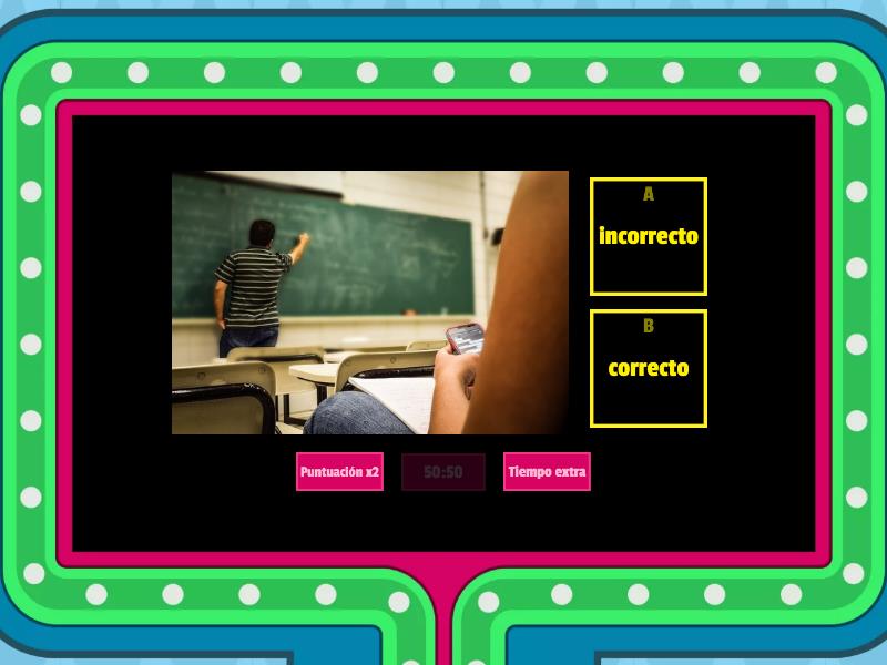 correcto o incorrecto - Gameshow quiz