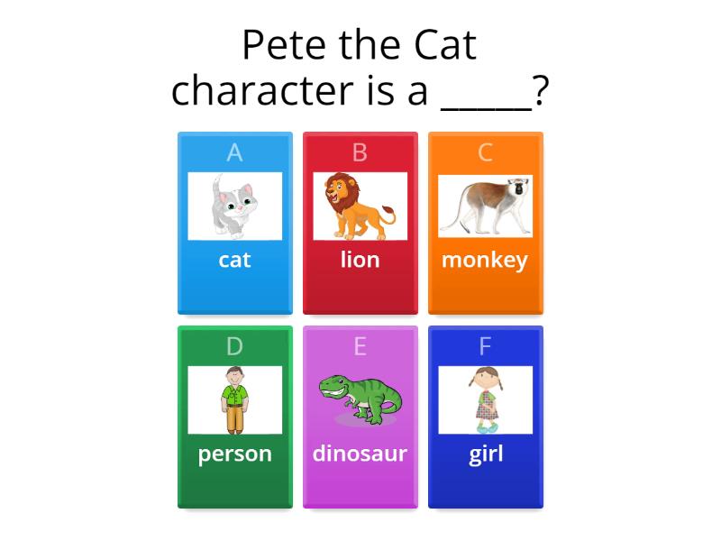 Pete the Cat Quiz - Cuestionario