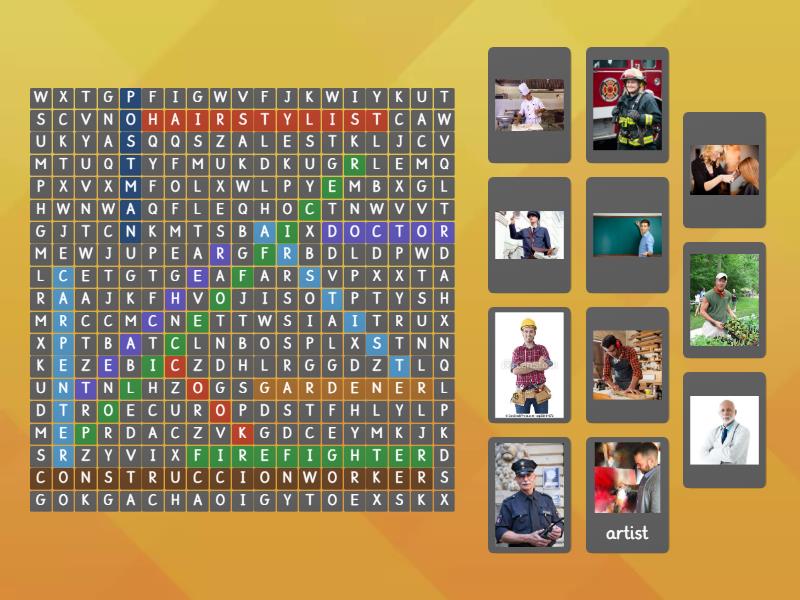 JOBS - Wordsearch