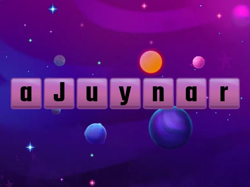 Months of the Year - Anagrama