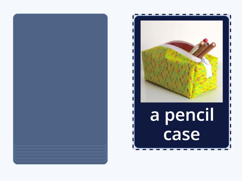 School objects sound - Speaking cards