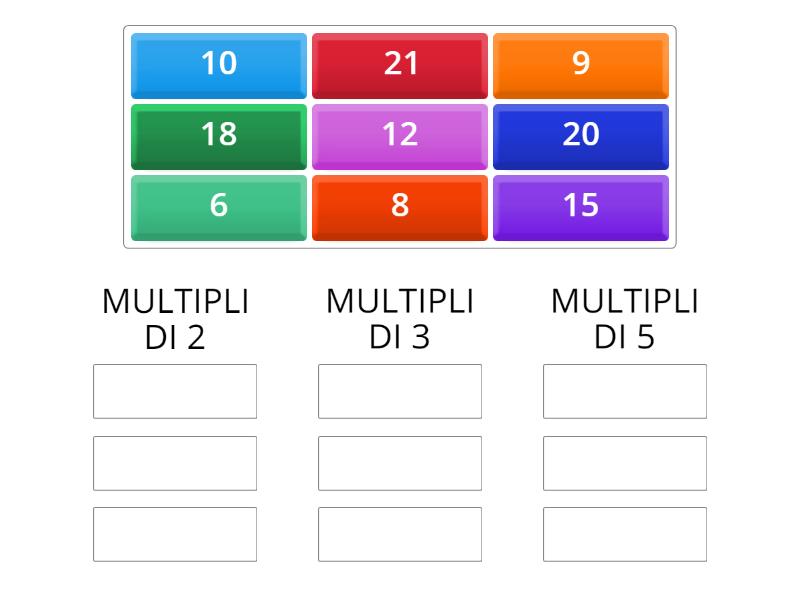 MULTIPLI - Group sort