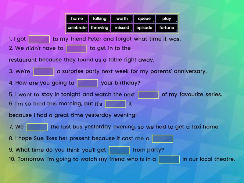 Roadmap B1+ Unit 1C - Missing word