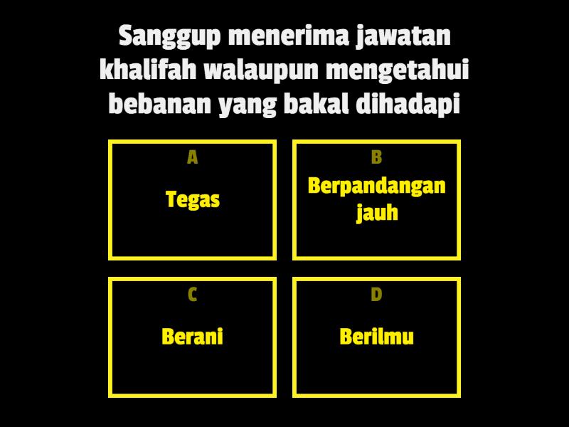 Mari kenali sifat peribadi Saidina Ali - Quiz