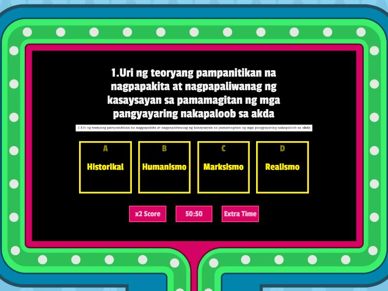 FILIPINO QUIZ BEE - Gameshow quiz