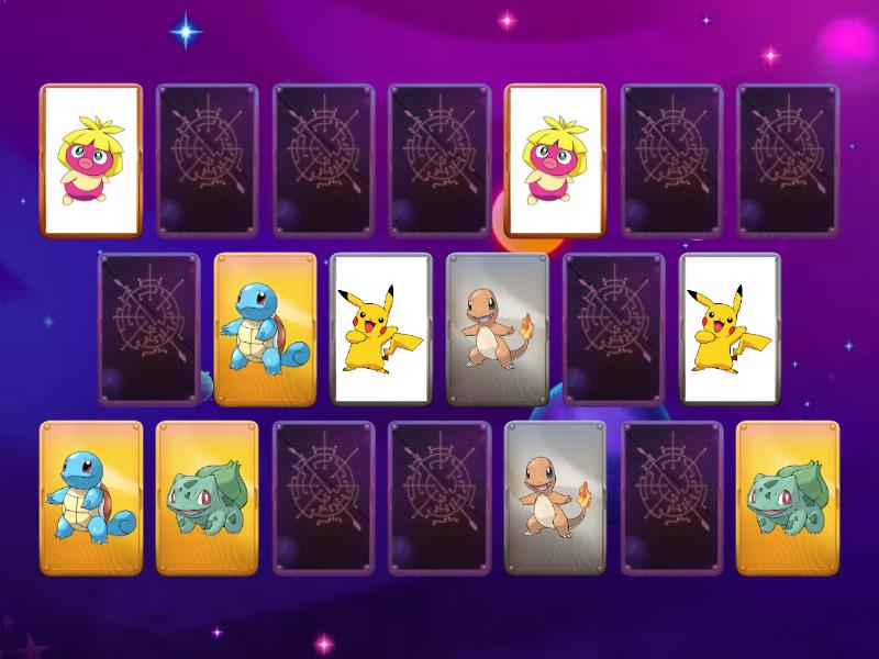 Pokemons - Matching pairs