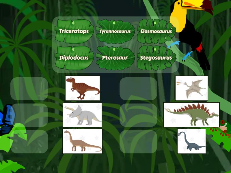 dinosaurs - match - Match up