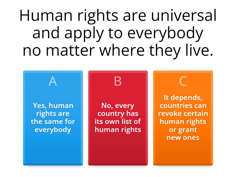 TED ED Human Rights - Quiz