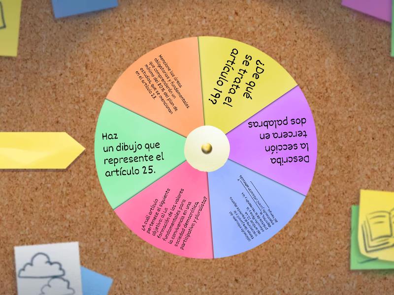 Ruleta preguntas sobre la Ley General de Educación-Sección Tercera ...