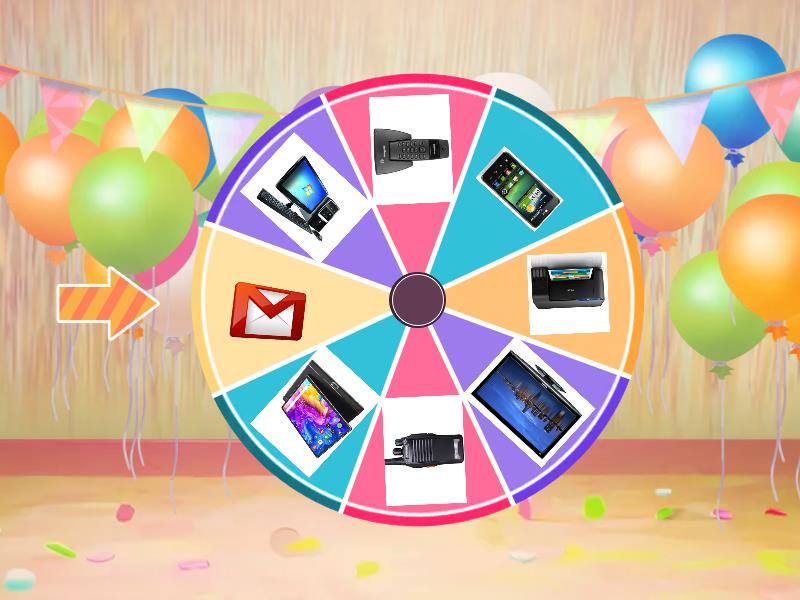 Roda roda da tecnologia - Spin the wheel