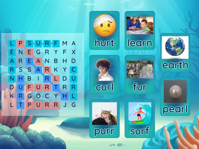 Phonics -er U5 - Wordsearch