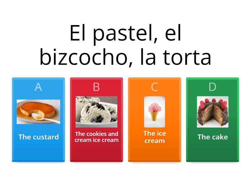Los postres - Quiz