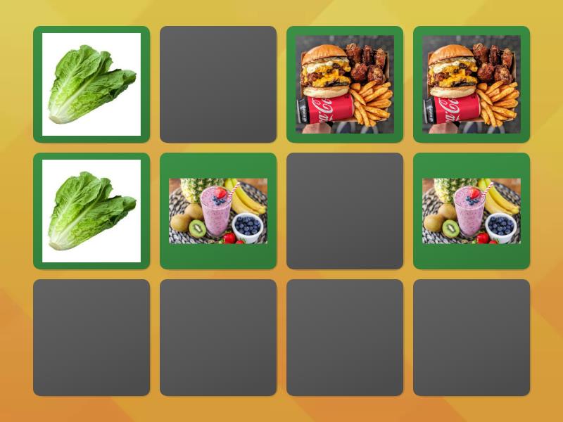 matching food - Matching pairs