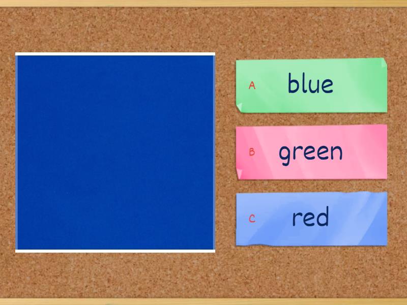 Basic Colours - Quiz