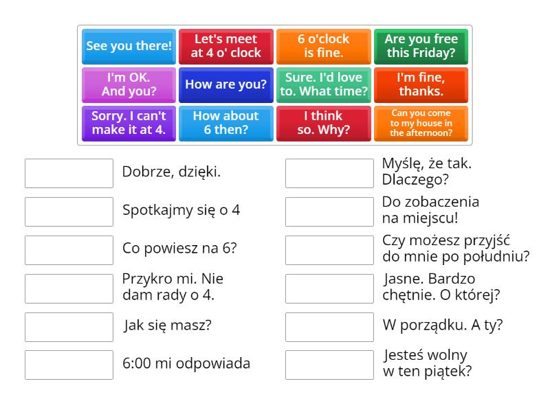 Flash 4 Unit 4 - Match up