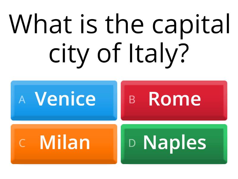 Italy - Quiz
