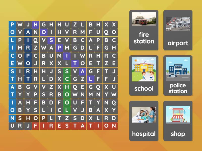 Family and friends 2 Unit 9 - Wordsearch