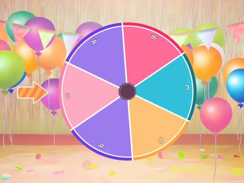 Spins ABC - Spin the wheel