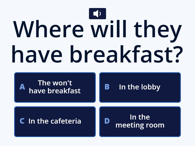 Listening Comprehension (SVAR Practice) - Test