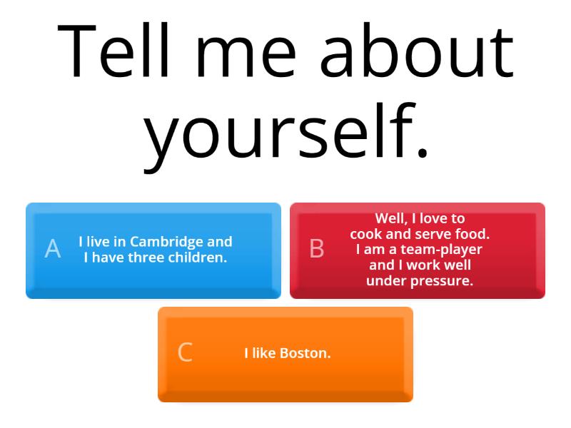 Restaurant Job Interview: Questions & Answers - Quiz