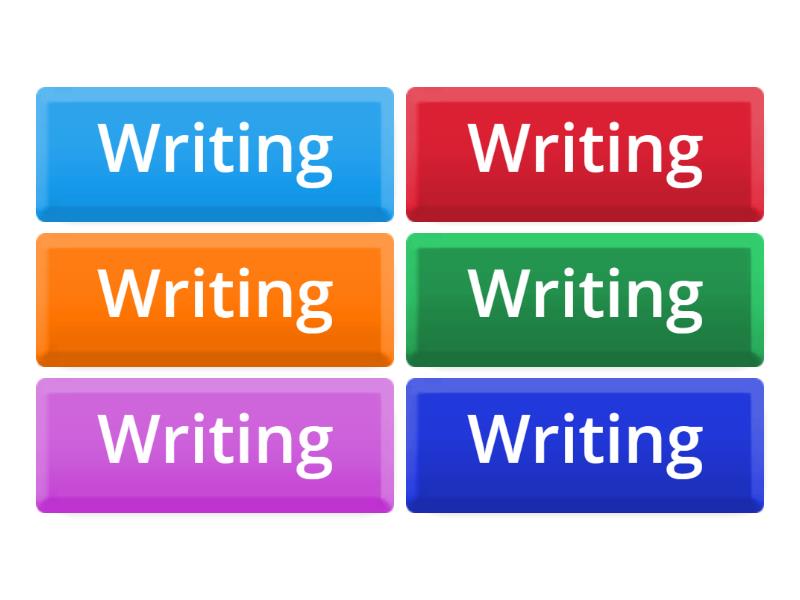 Writing Practice - Flip tiles