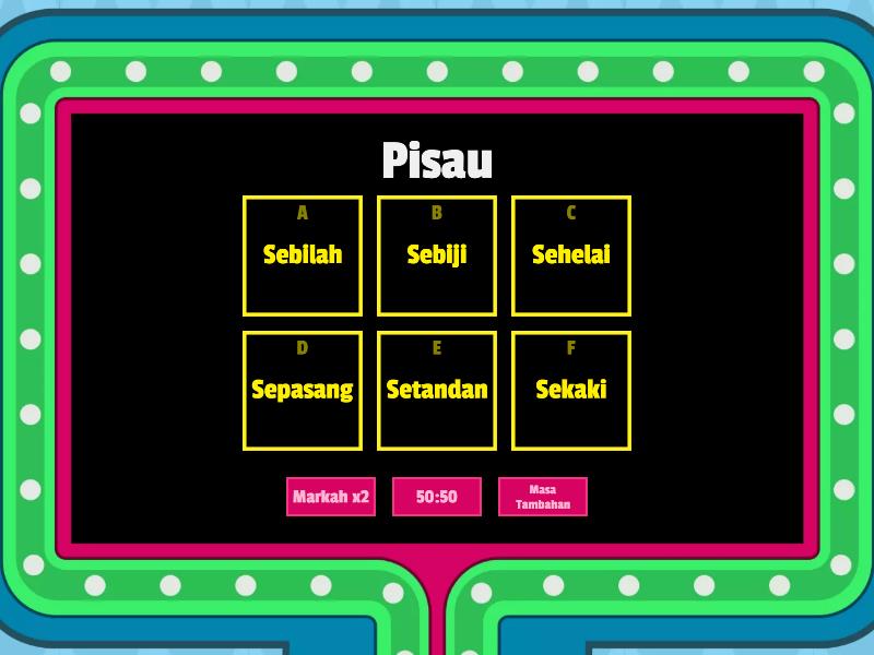 Penjodoh Bilangan - Gameshow quiz