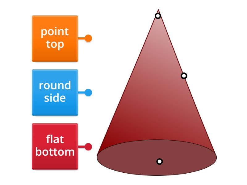 label to describe the cone - Labelled diagram