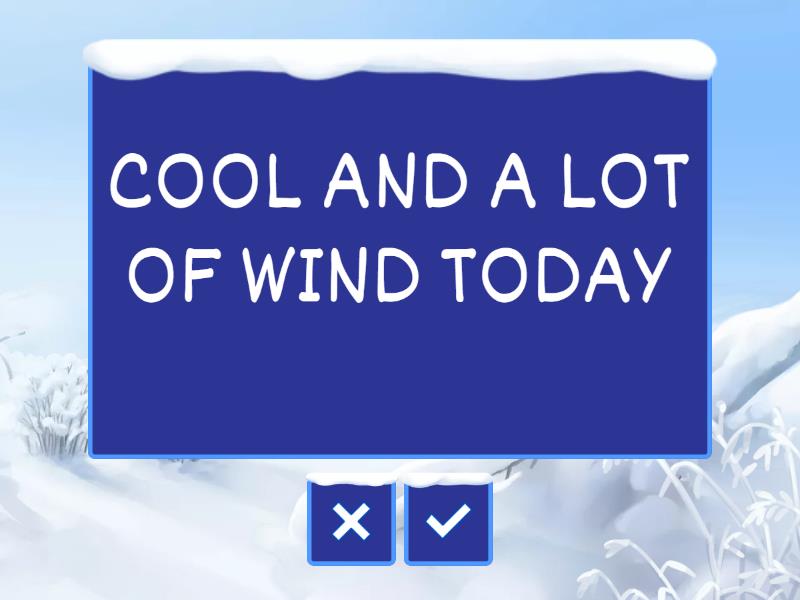 Elem 29 - WEATHER - Translate Practice - Flash cards