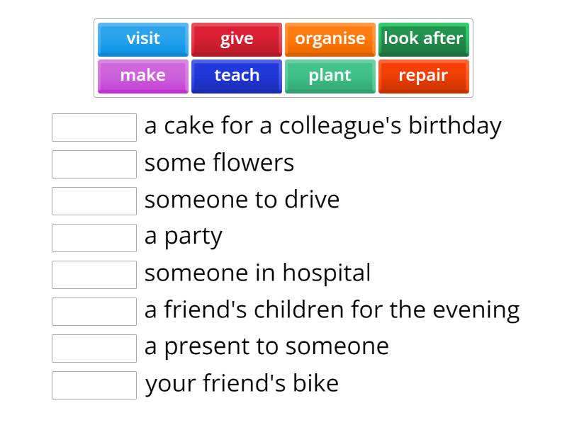 ACPB-B06-Community Spirit Vocabulary - Match up
