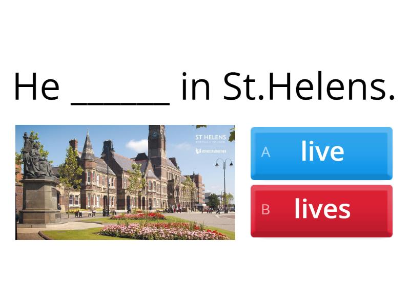 Present Simple Positive - Quiz