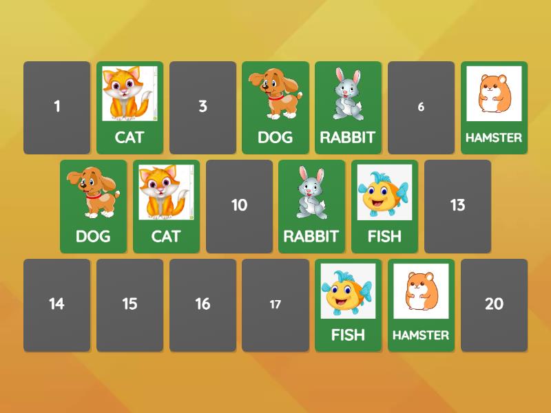 PETS - Matching pairs