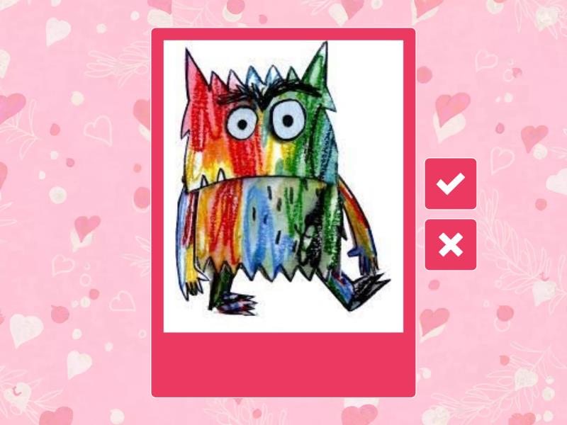 Flashcards - The Color Monster - MEIE - Tarjetas flash