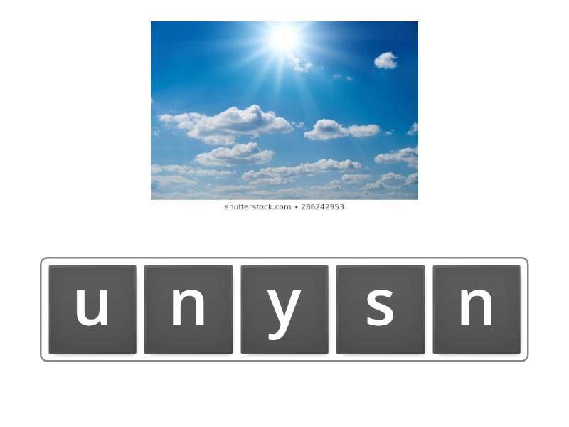 2B Ch5 Weather 2 - Anagram