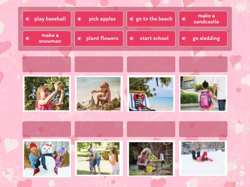 The four seasons - Match up