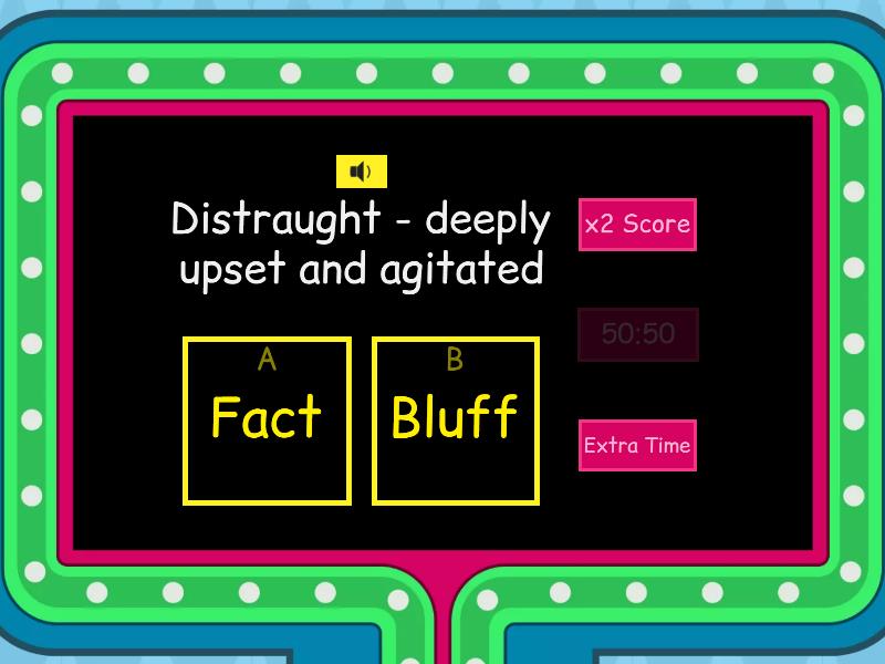 Fact or Bluff - Gameshow quiz