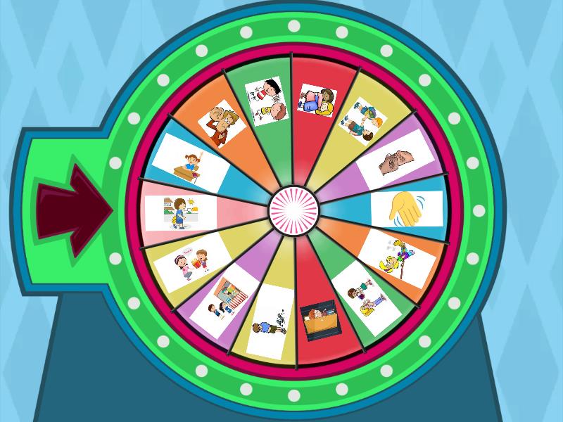 Greetings / Rules / Magic Words - Random wheel