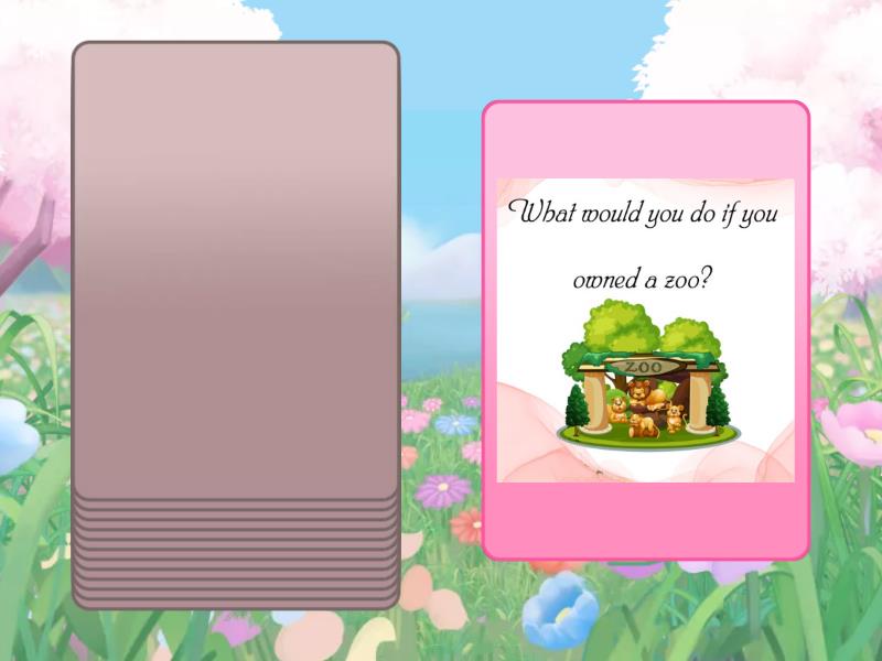 Conditionals 2 - Speaking cards