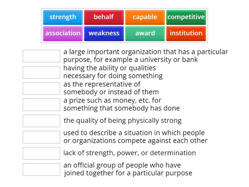 New Frontiers Unit1 Definition - Match up