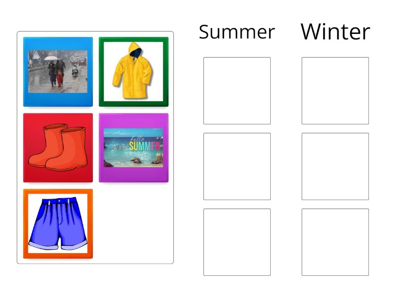 Seasons - Group sort