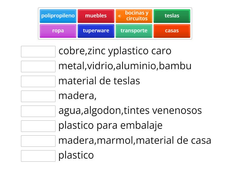 Materiales sustentable by jesus - Match up