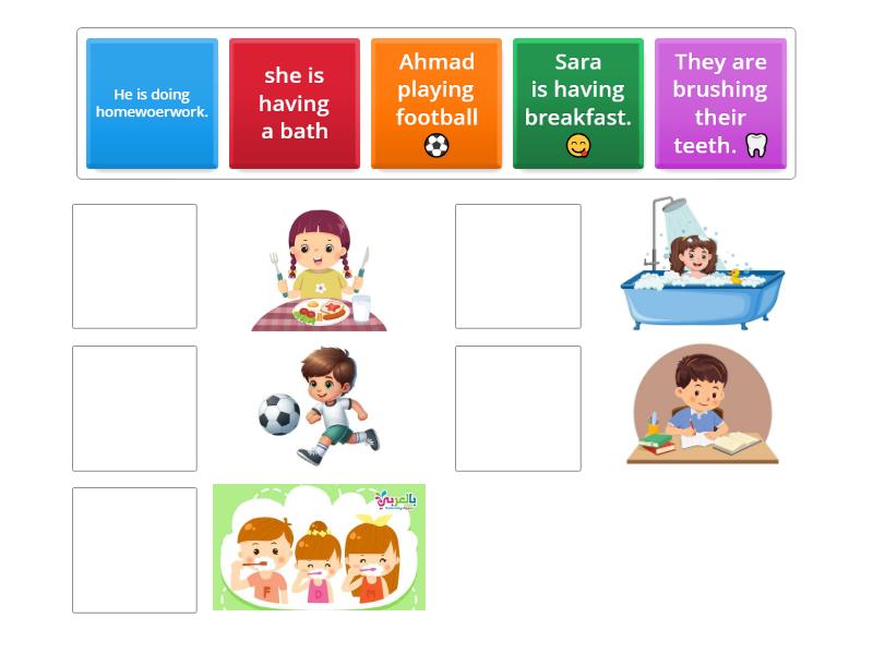 Warm up activity - Match up