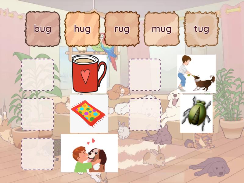 Pug can tug (story) - Match up