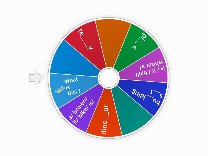 E3 U2-L3.. - Spin the wheel