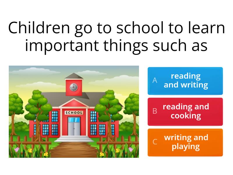 Back to school - Quiz