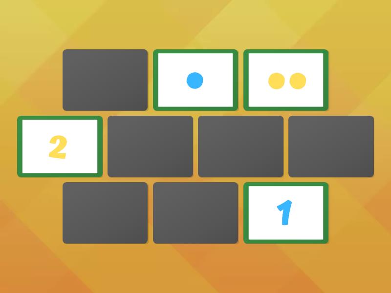 NUMBERS - Matching pairs