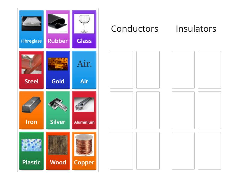 Conductors & Insulators - Group sort