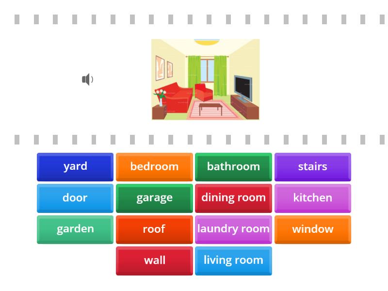 Parts of the house - Find the match