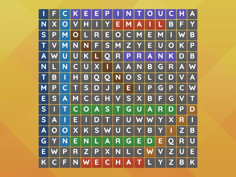 Keep In Touch_Wic_Word Search - Wordsearch