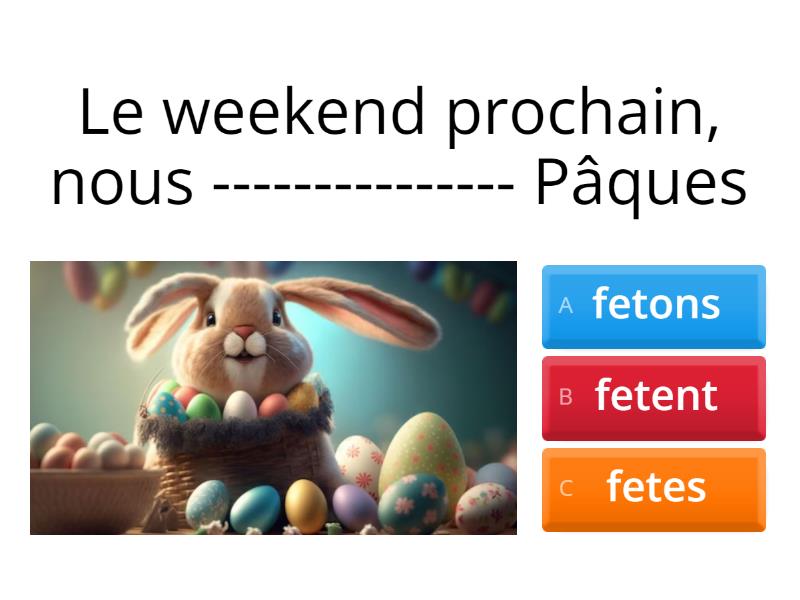 prim 6 paques - Quiz