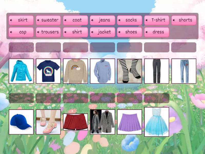 Superminds 1 unit 7 Clothes - Match up